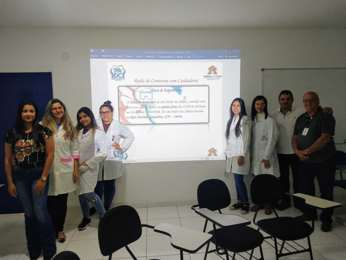 Atenção Domiciliar Promove Roda De Conversa Com Cuidadores De Pacientes