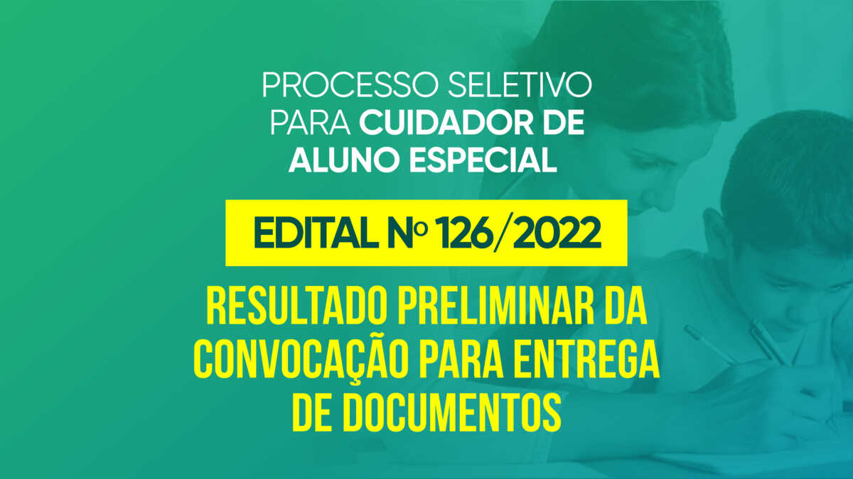 Educação Divulga Décima Quarta Convocação Para Entrega De Documento Do